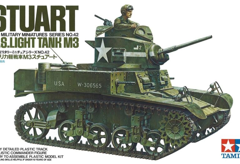 Tamiya : Stuart M3 Light Tank : 1/35 Scale Model : In Box Review ...