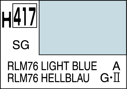 Mr Hobby : H-417 RLM76 Light Blue German Aircraft : Aqueous Hobby ...