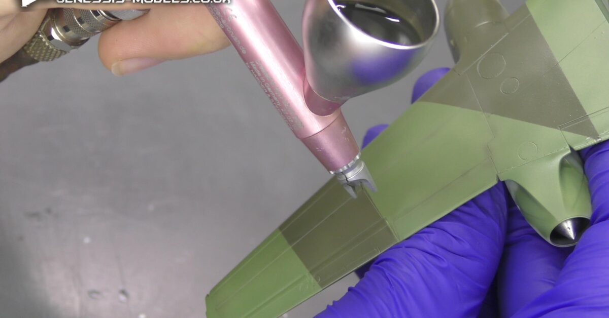Post-Shading Aircraft Panel Lines : Airbrushing : Tutorial – Genessis Models